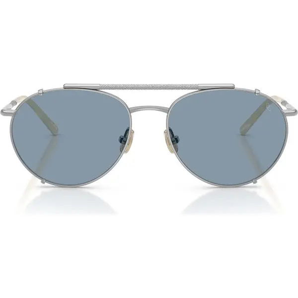 Brunello Cucinelli Pilot Sunglasses - Silver/ocean