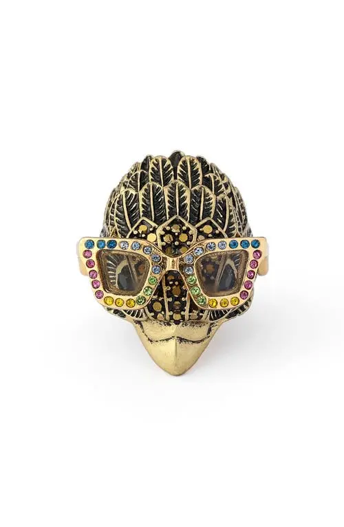 Kurt Geiger Eagle Cocktail Ring - Brass