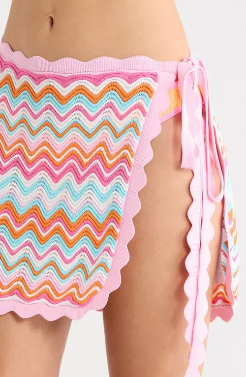 KULANI KINIS Essential Scalloped Trim Cover-up Sarong