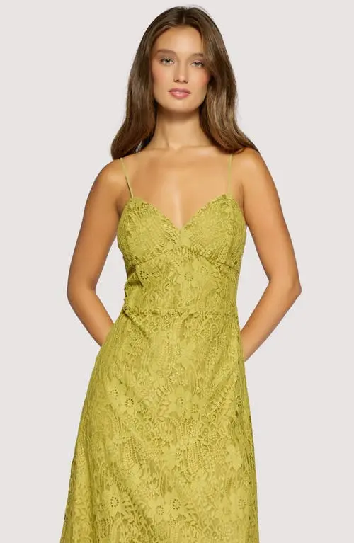 LOST + WANDER Serafina Lace Midi Dress