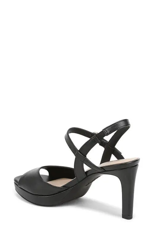 LIFESTRIDE Gwendolyn Ankle Strap Platform Sandal - Blackfa
