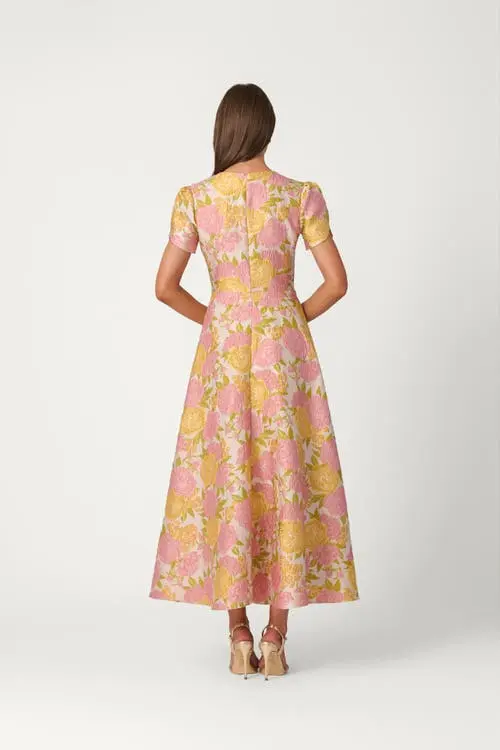 Shoshanna Floral Jacquard Vivianne Dress