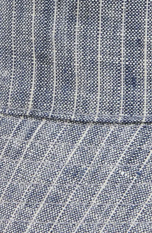 OPEN EDIT Stripe Slub Chambray Bucket Hat