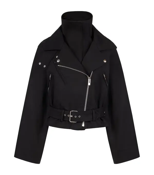 Alaïa Layered Biker Jacket - Clear