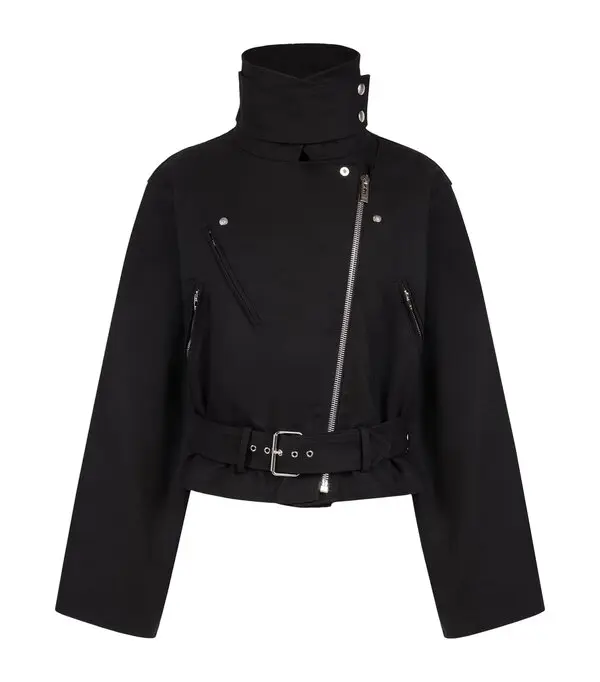 Alaïa Layered Biker Jacket - Clear