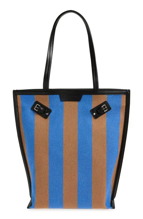 Proenza Schouler North/south Days Stripe Canvas Tote