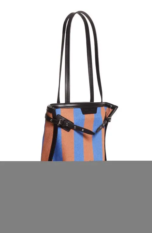 Proenza Schouler North/south Days Stripe Canvas Tote