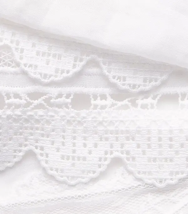 Zimmermann Ramie Lace Aster Blouse - Ivory