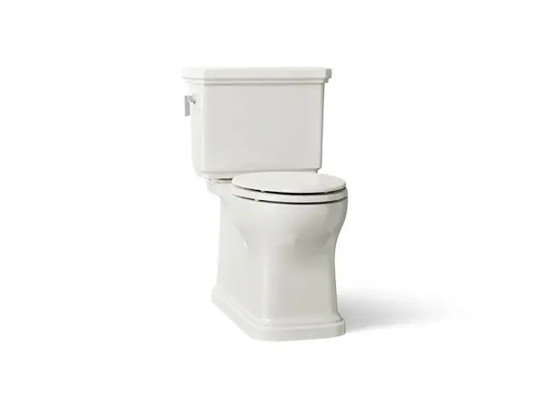 KOHLER Claude Studio Mcgee Two-piece Elongated Toilet With Skirted Trapway, 1.28 Gpf - Dune