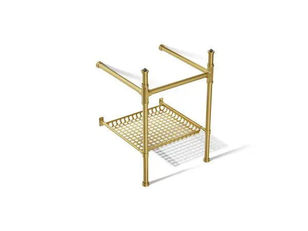 KOHLER Claude Studio Mcgee Console Table Legs - Vibrant Brushed Moderne Brass