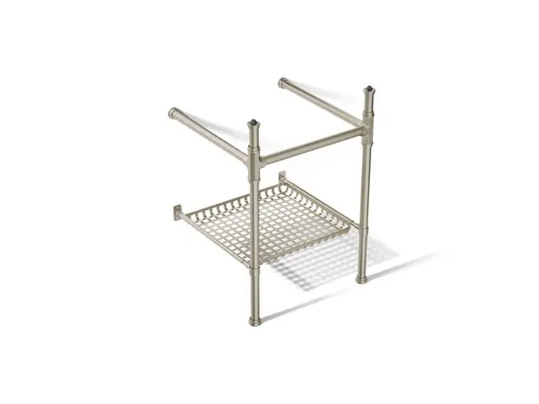 KOHLER Claude Studio Mcgee Console Table Legs - Vibrant Brushed Nickel