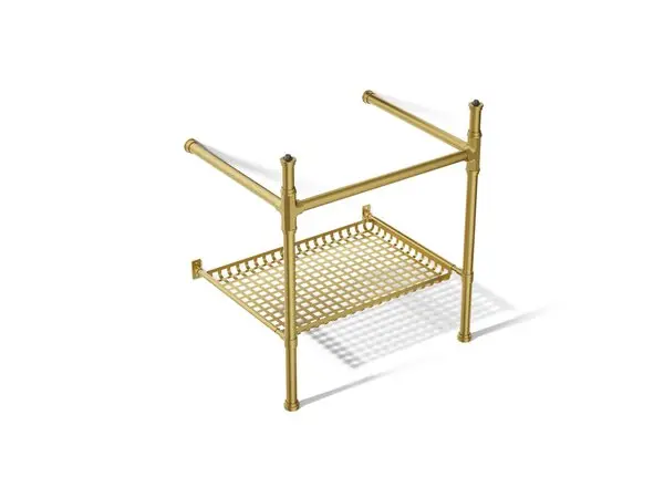 KOHLER Claude Studio Mcgee Console Table Legs - Vibrant Brushed Moderne Brass