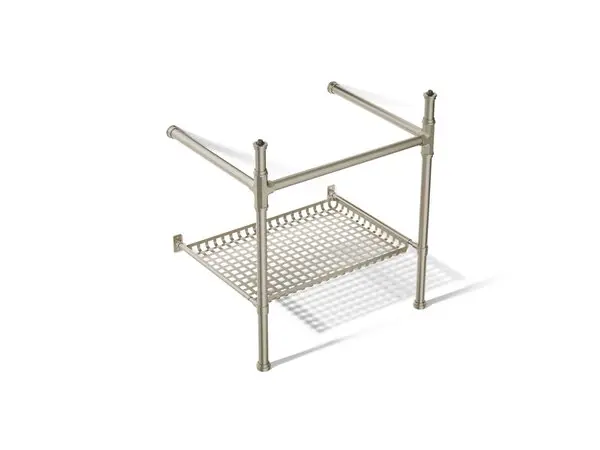 KOHLER Claude Studio Mcgee Console Table Legs - Vibrant Brushed Nickel