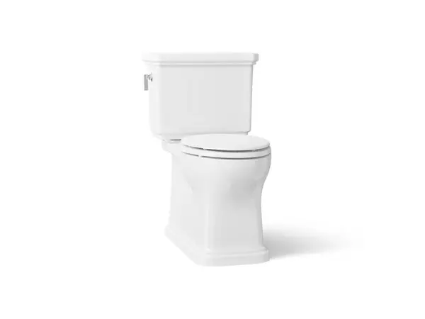 KOHLER Claude Studio Mcgee Two-piece Elongated Toilet With Skirted Trapway, 1.6 Gpf - White