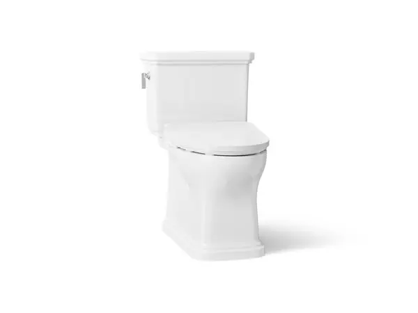 KOHLER Claude Studio Mcgee Hidden Cord Two-piece Elongated Toilet With Skirted Trapway, 1.6 Gpf - White