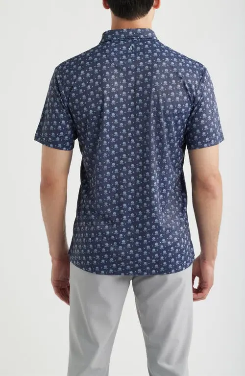 SWANNIES Cliff Floral Performance Golf Polo