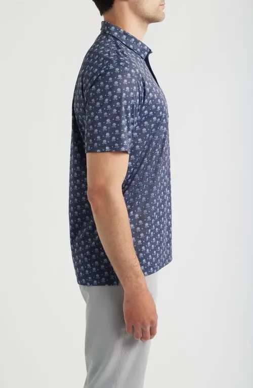 SWANNIES Cliff Floral Performance Golf Polo