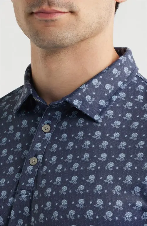 SWANNIES Cliff Floral Performance Golf Polo