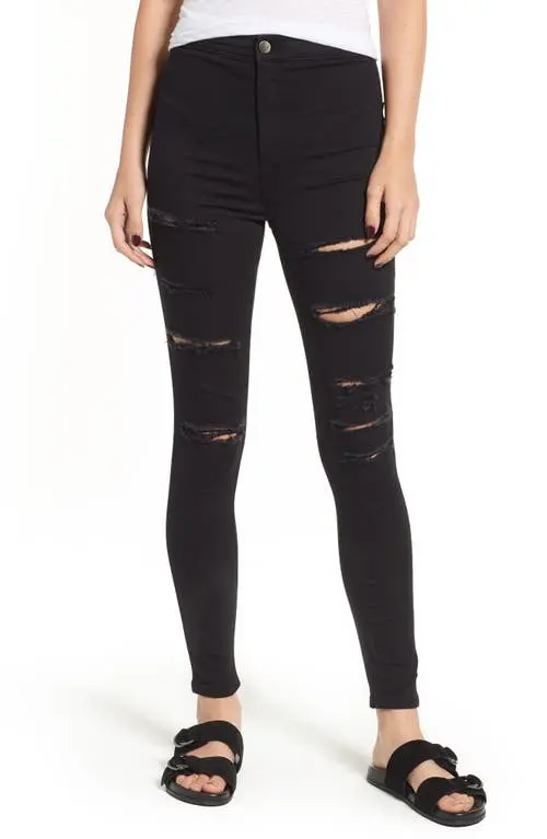 Topshop Moto Joni Ripped Skinny Jeans