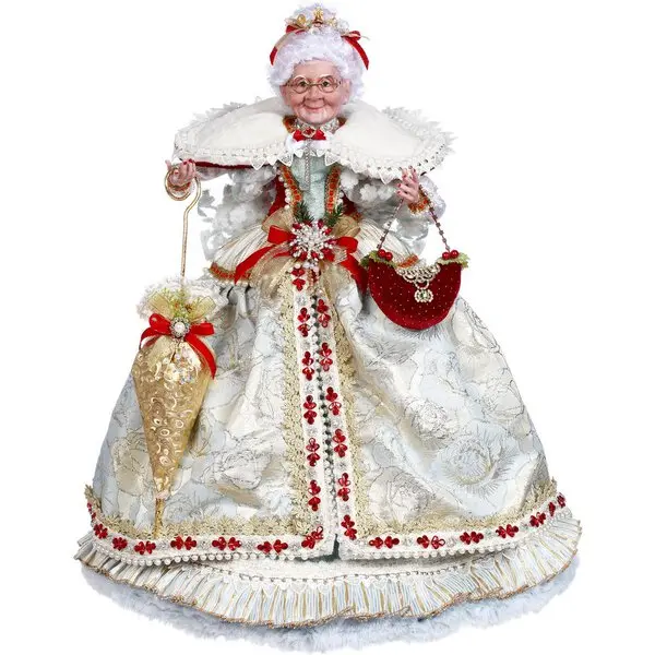 MARK ROBERTS Night On The Town Mrs. Claus - Ivory