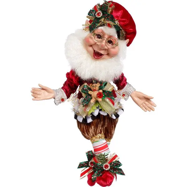 MARK ROBERTS Teddy Bear Elf - Red