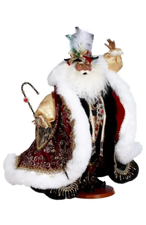 MARK ROBERTS African American Santa The Movie Star - Deep Red