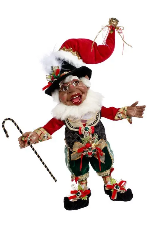 MARK ROBERTS African American Humbug Elf - Red