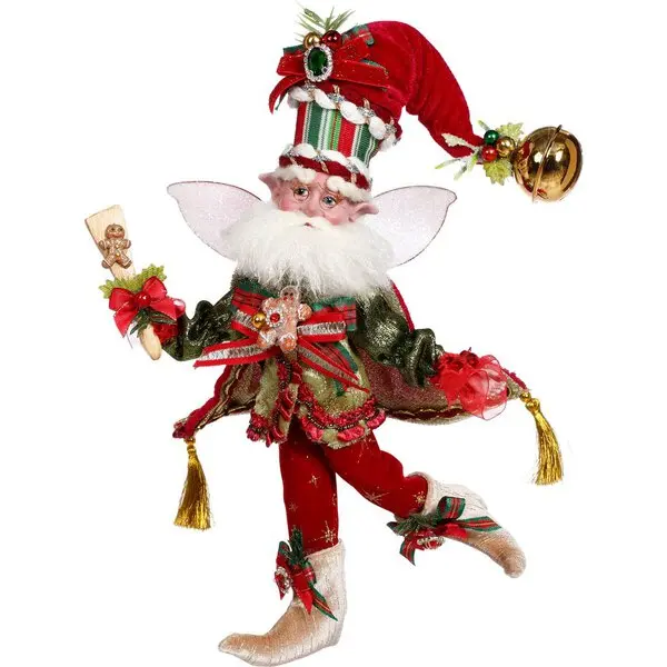 MARK ROBERTS Gingerbread Baker Fairy - Red