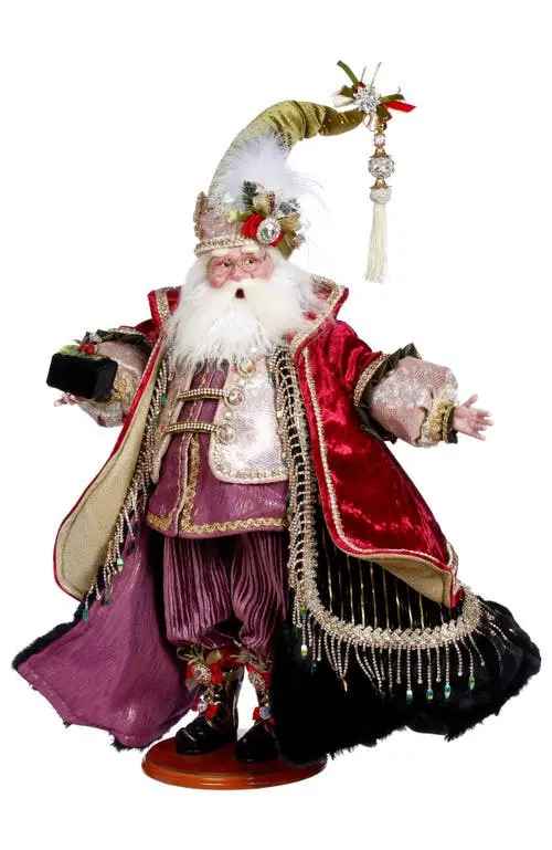 MARK ROBERTS Diamonds Are Forever Santa - Plum