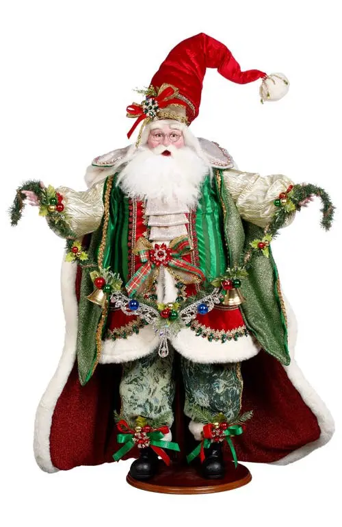 MARK ROBERTS Jewels And Gem Santa - Red