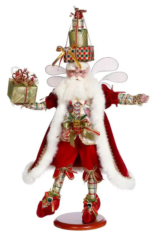 MARK ROBERTS Fairy Of Presents On Base - Red