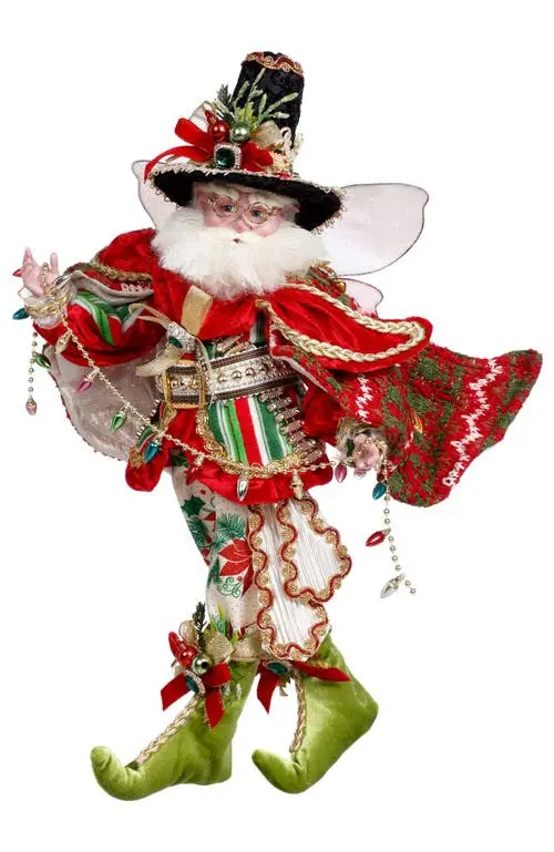 MARK ROBERTS Feliz Navidad Fairy - Red