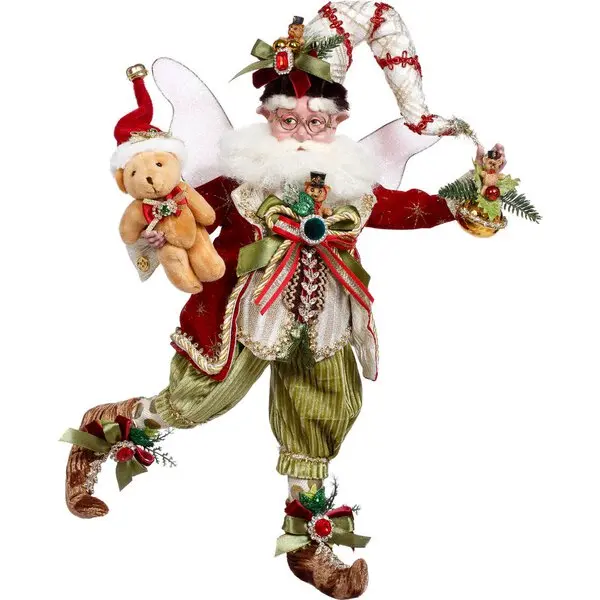 MARK ROBERTS Teddy Bear Fairy - Red
