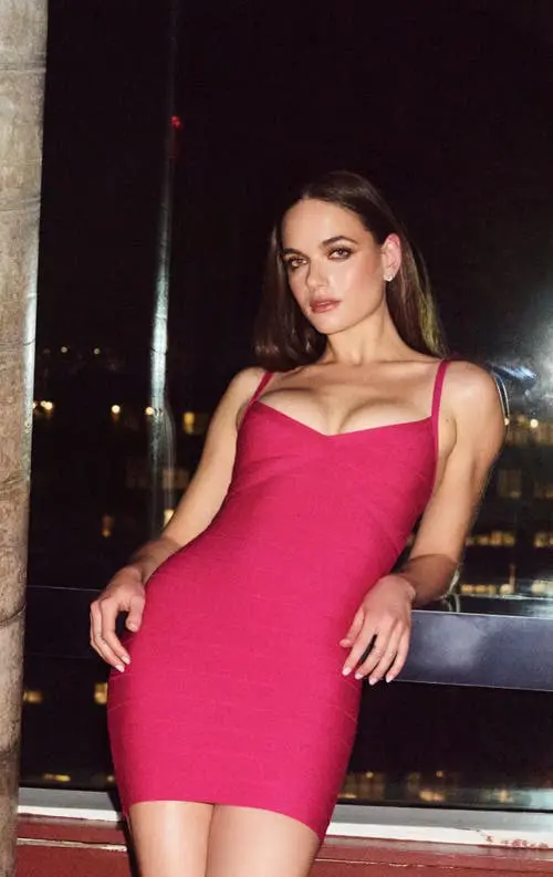 Herve Leger After Party Bandage Mini Dress - Punch