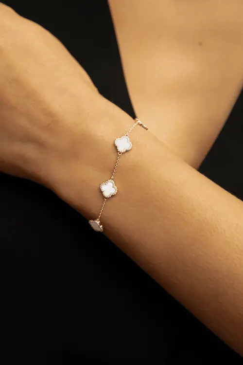 ELECTRIC PICKS Mini Icon Clover Set Of 2 Necklace And Bracelet