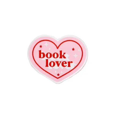 JOLLITY & CO Book Themed Stick-on Patches - Book Lover (heart)