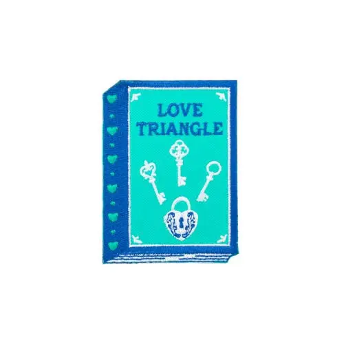 JOLLITY & CO Book Themed Stick-on Patches - Love Triangle