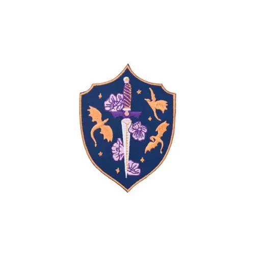 JOLLITY & CO Book Themed Stick-on Patches - Shield & Dagget