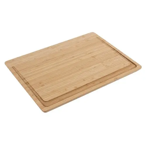 KUHN RIKON Iced Cutting Board With Groove, 14.2-inch X 10.2-inch - Brown