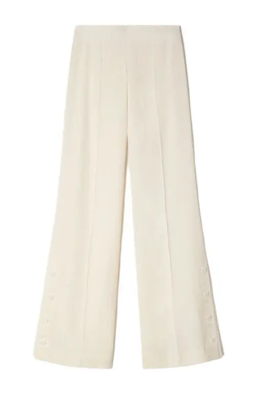 Sandro Buttoned Slit Wide-leg Trousers
