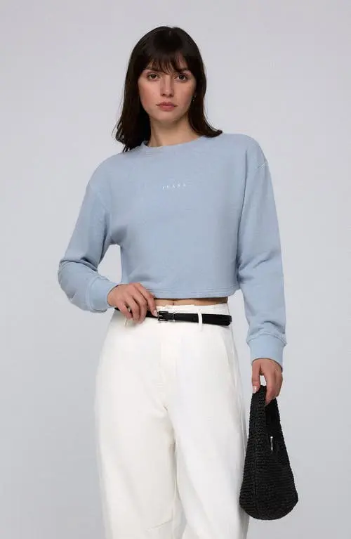JUANA Off Hours Natural Crewneck Sweater - Light Blue