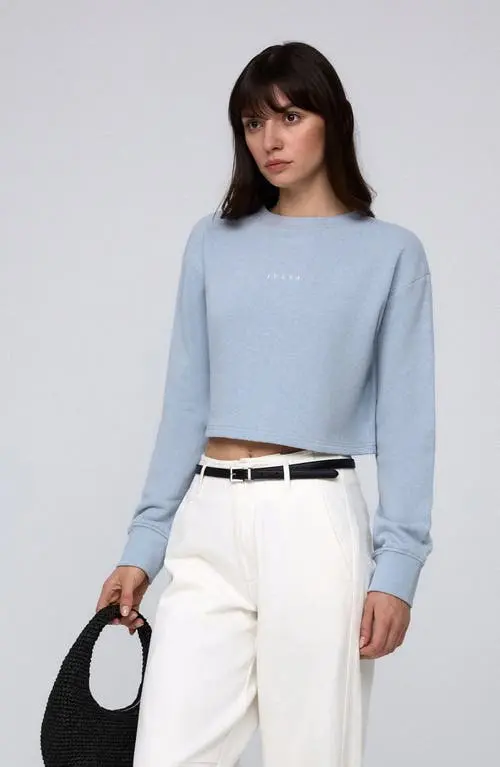 JUANA Off Hours Natural Crewneck Sweater - Light Blue