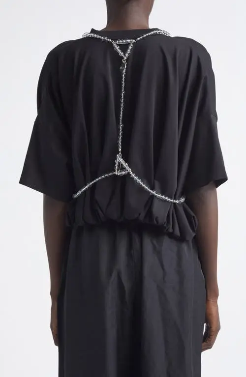 Noir Kei Ninomiya Beaded Safety Pin Harness
