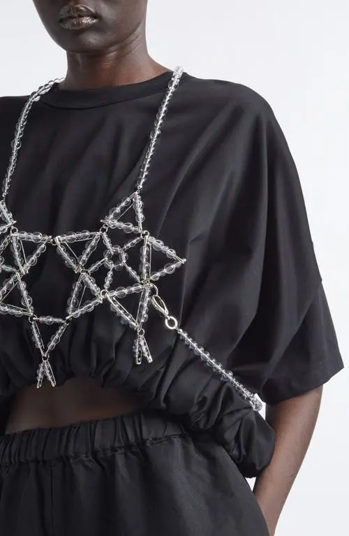 Noir Kei Ninomiya Beaded Safety Pin Harness