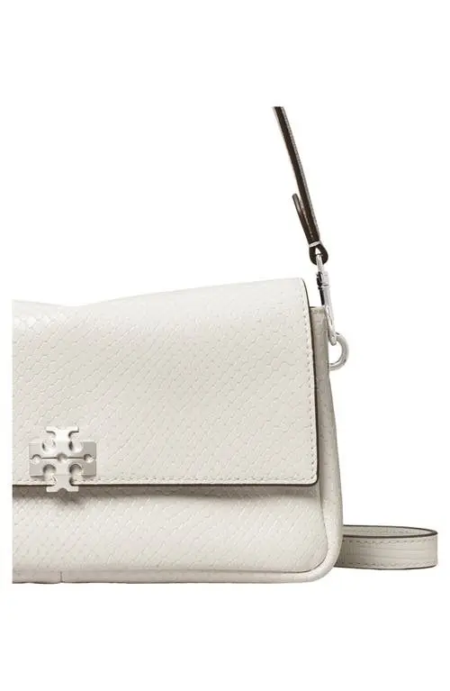 Tory Burch Small Charlie Shoulder Bag - Light Gray
