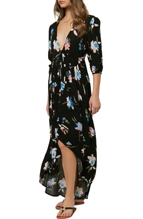 O'Neill Floral High/low Maxi Dress
