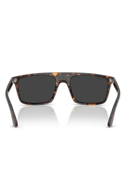 Ray-ban Polarized Square Sunglasses - Havana/polar Black