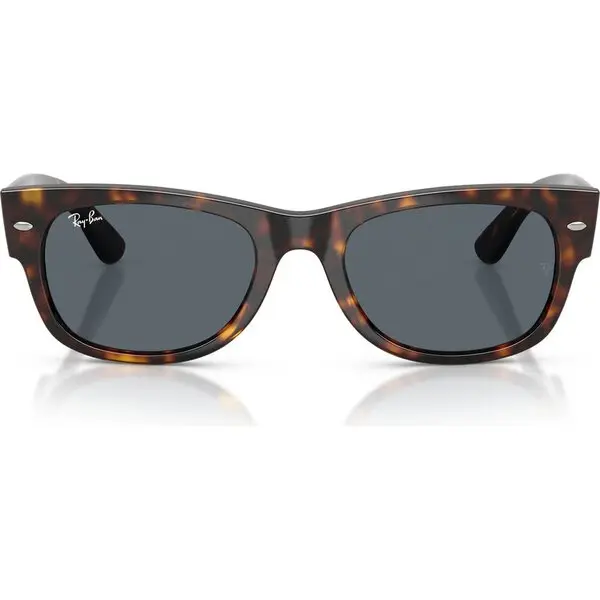 Ray-ban Mega Wayfarer Ii Square Sunglasses - Havana/blue