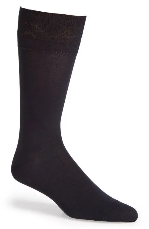 JOHN W. NORDSTROM® Egyptian Cotton Blend Dress Socks - Navy