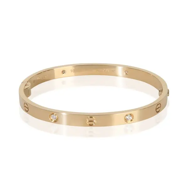 Tiffany & Co. Yellow Gold Diamond Medium Model Love Bracelet - Yellow_gold